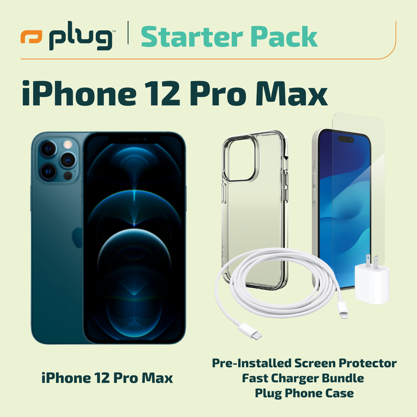 Buy Used & Refurbished Apple iPhone 12 Pro Max Unlocked | plug