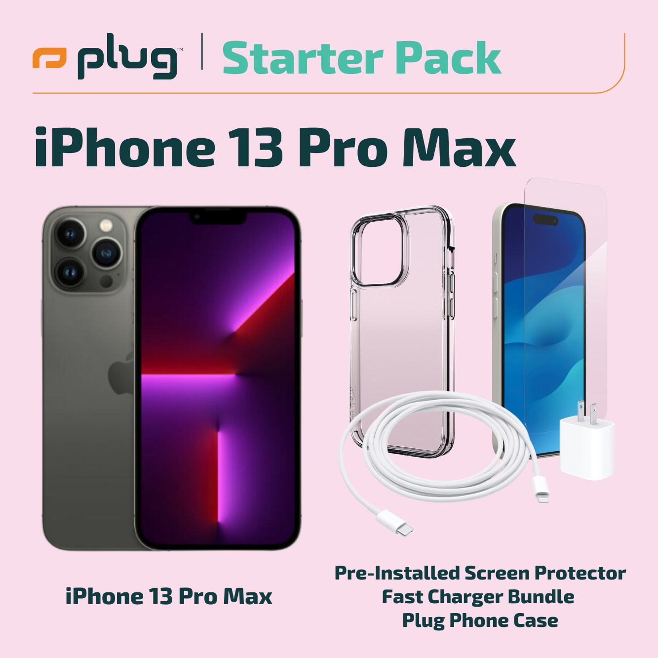 Buy Used & Refurbished Apple iPhone 13 Pro Max Unlocked | plug
