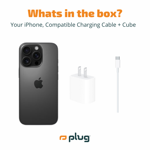 iPhone 15 Black 128GB (Unlocked) – Plug