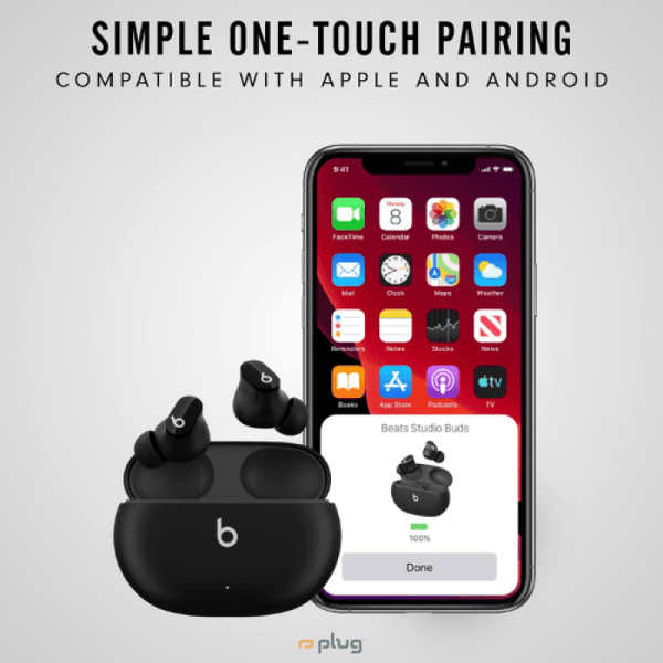 Beats Studio Buds - True Wireless Noise Cancelling Earphones - Black ...